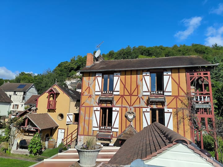 Véranda éQuipée Indépendante Entre Falaise & Seine - La Roche-Guyon
