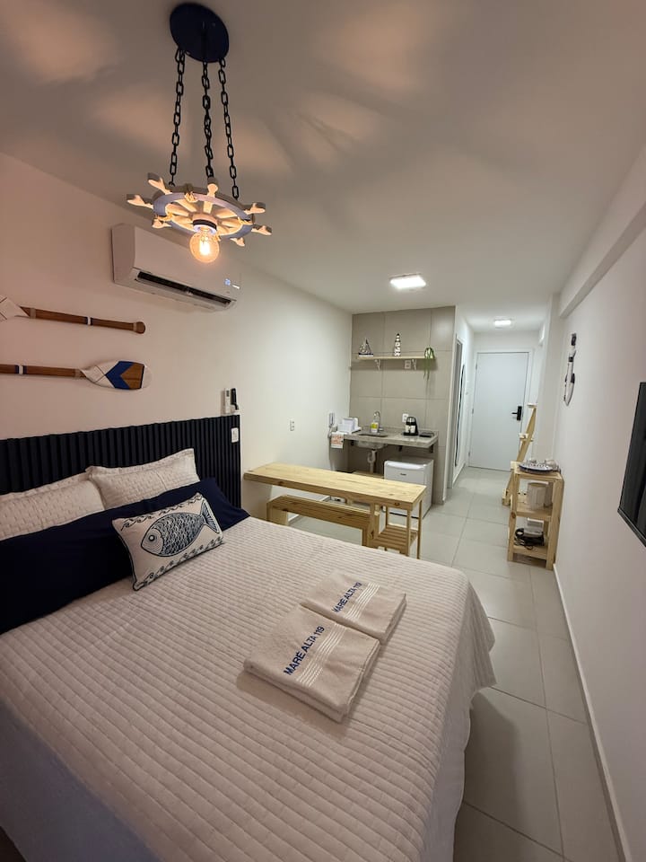 Flat Beira Mar Tamandaré - Maré Alta - Praia dos Carneiros