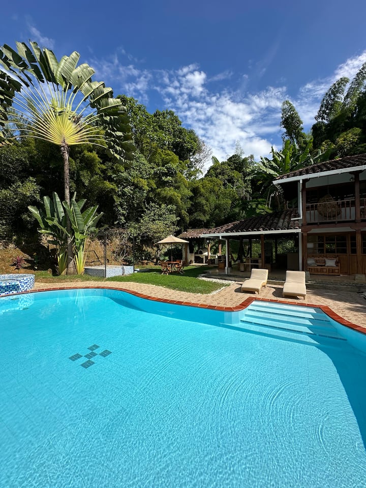 Cabaña De Lujo Con Piscina Privada En Pance, Cali - Colombia