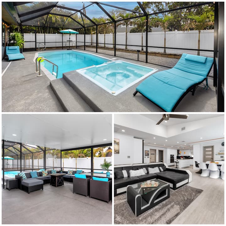 4br Family Home • Heated Pool •Game Room - Dunedin, FL