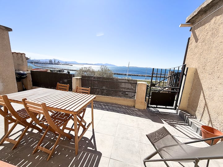 Maison Vue Mer & Terrasses – 4 Pers – L’estaque - Marseille