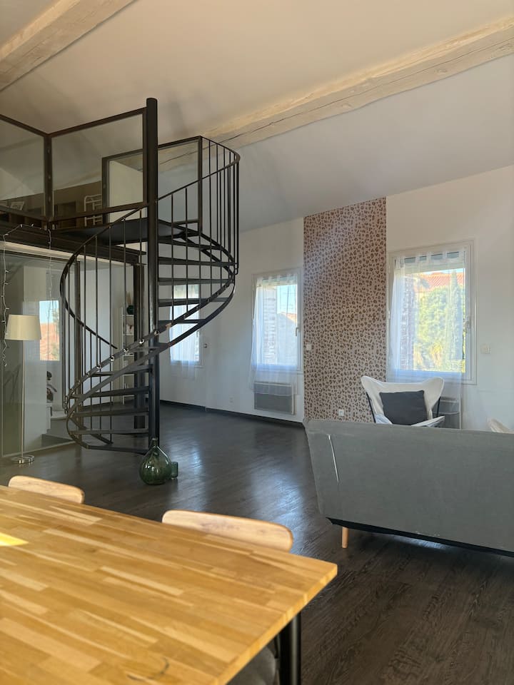Loft Lumineux Et Cosy - Rivesaltes