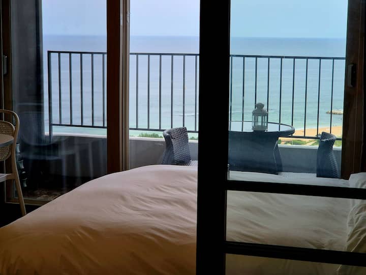 블루테라22/초고층오션뷰/1,5룸2베드/넷플릭스/무료주차 - Sokcho