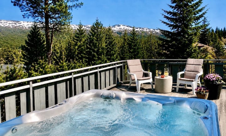Autentisk Fjellhytte Jacuzzi•utsikt•hardangervidda - Norway