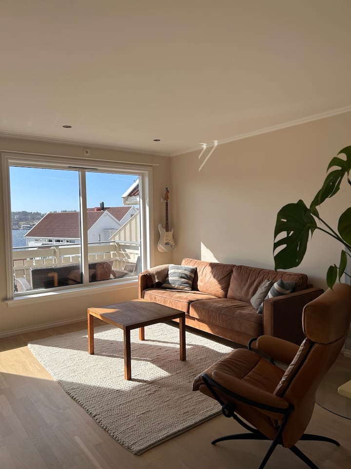 Havutsikt & Balkong I Sentrum - Haugesund