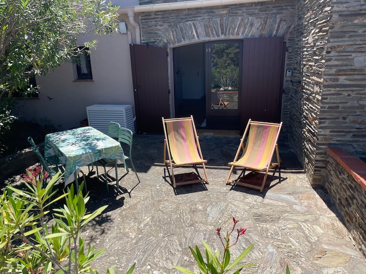 Grand Studio Climatisé, Proche Mer, Piscine - Collioure
