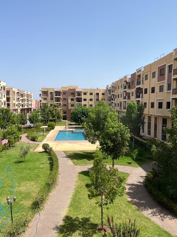 Appartement 3 Chambres Avec Piscine - Marrakesh