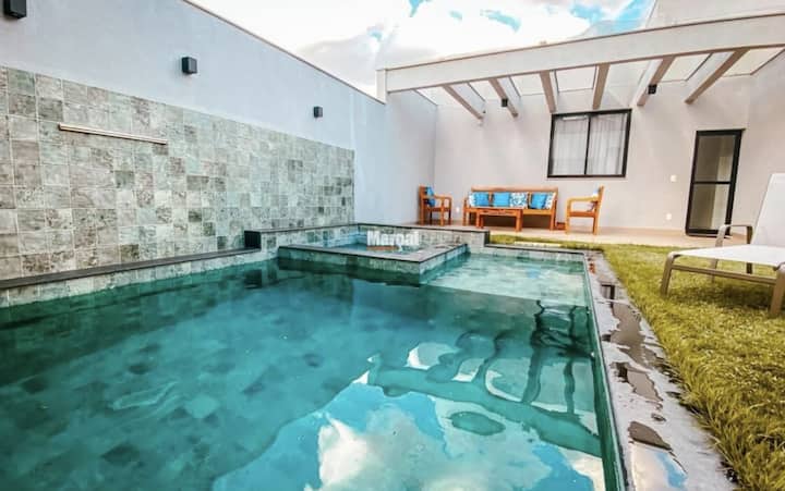 Casa Nova, Com Piscina Aquecida E Churrasqueira! - Belo Horizonte Tancredo Neves Airport (CNF)