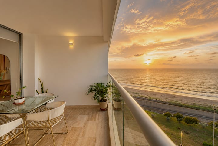 Sea-view And Stunning Sunsets - 5-min Walk Airport - Cartagena
