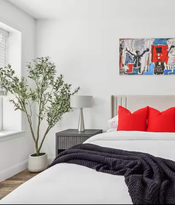 *New Chic * 3br/1ba 20 Min Nyc/10min Ewr/parking - Newark, NJ