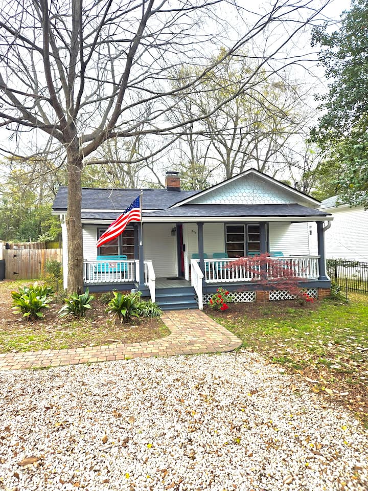 Stylish Dog-friendly Cottage 2 Blocks To Downtown! - Aiken, SC