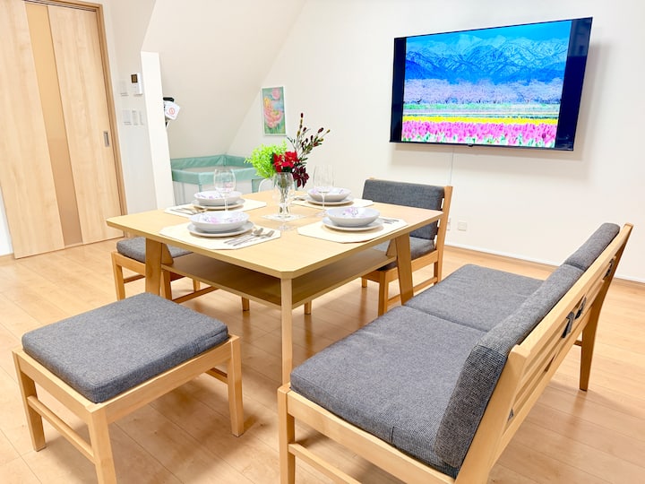 Nagoya 20m / Nagashima 15m / Kuwana 3m/12ppl /3ldk - 三重郡