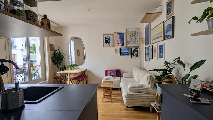 Belleville | Calme | Paris 20 - Rue Saint-Maur
