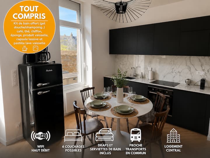L'élégante   Magnifique Maison 90m2 Proche Centre - Saint-Brieuc