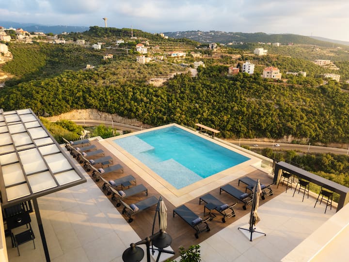 Villa Vola Hilltop | Havière’s Pool Chalet - Lebanon