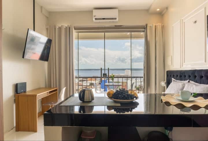 Stúdio 918 C/vista Rio – Próx. Teatro Am. Wi-fi\ac - Manaus