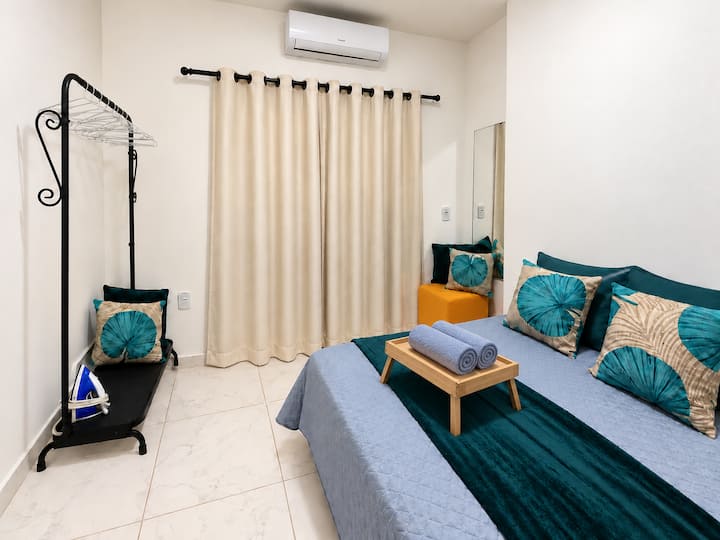 Apartment With Air Conditioning, Wi-fi And Complete Trousseau! - Teixeira de Freitas