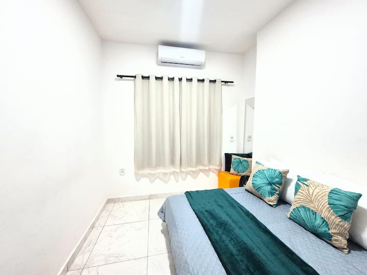 Apto C/ Ar Condicionado, Wi-fi E Enxoval Completo! -