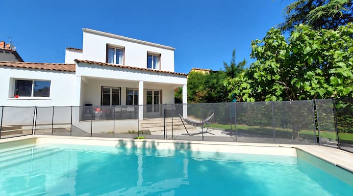 Belle Maison Familiale Avec Piscine Et Jardin - Montpellier