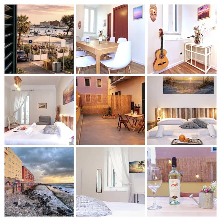 Entire Home- Sea At 50 M, Centre Of Anzio,6 Guests - Anzio