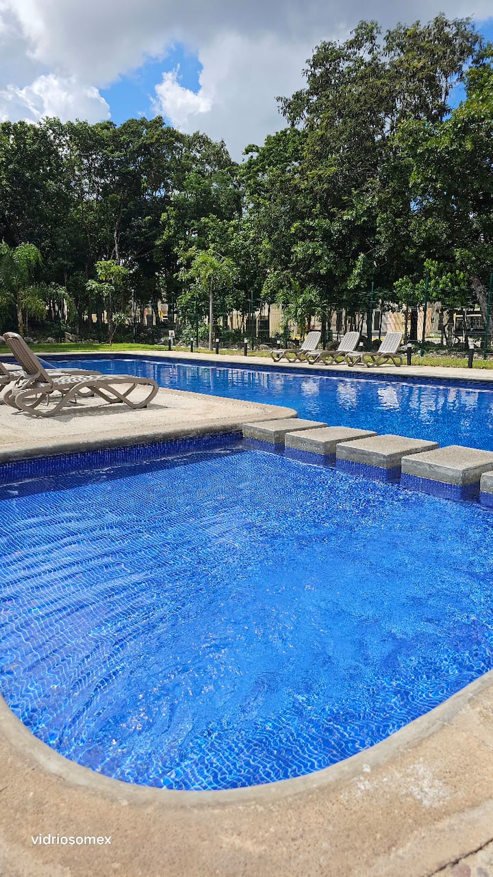 Casa Privada En Fraccionamiento Con Seguridad, Gym - Playa del Carmen