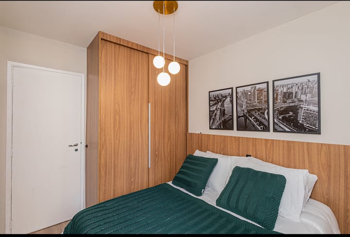 Apto 40m² 1 Dorm + Garagem Em Moema Conforto - Moema