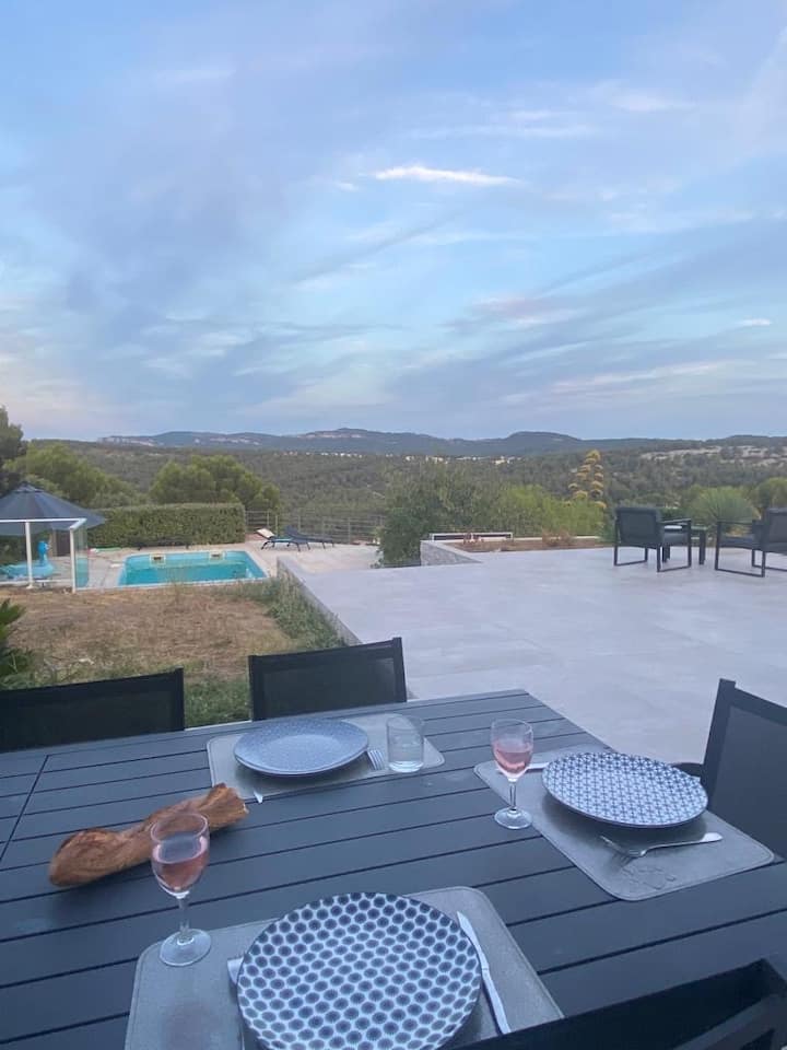 Maison Infinite Horizon Vue Panoramique Et Calme - Cassis