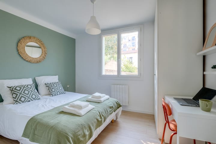 L'éclat : Moderne, Balcon, Centre-ville - Marseille