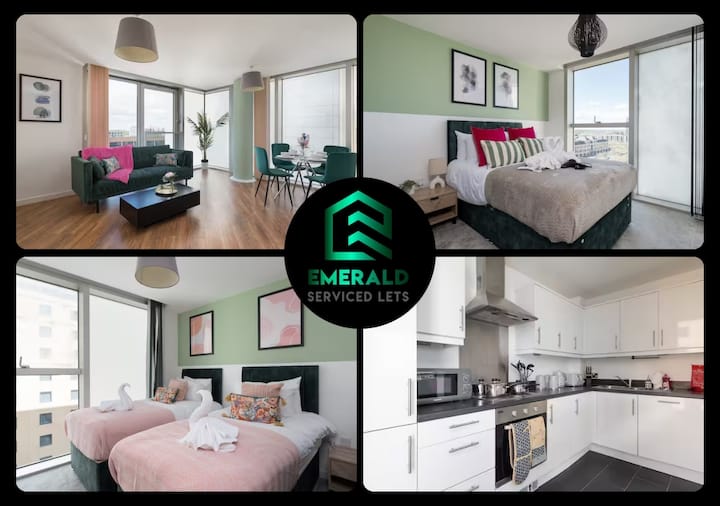 City Centre 2br | Business Stays | Free Parking - Middleton Hall