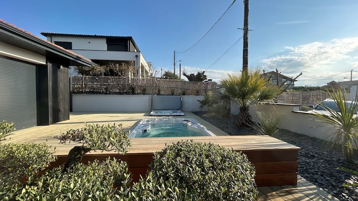 Maison Dune 8 Pers. Jacuzzi, Plage à 200 Mètres - Moliets-et-Maa