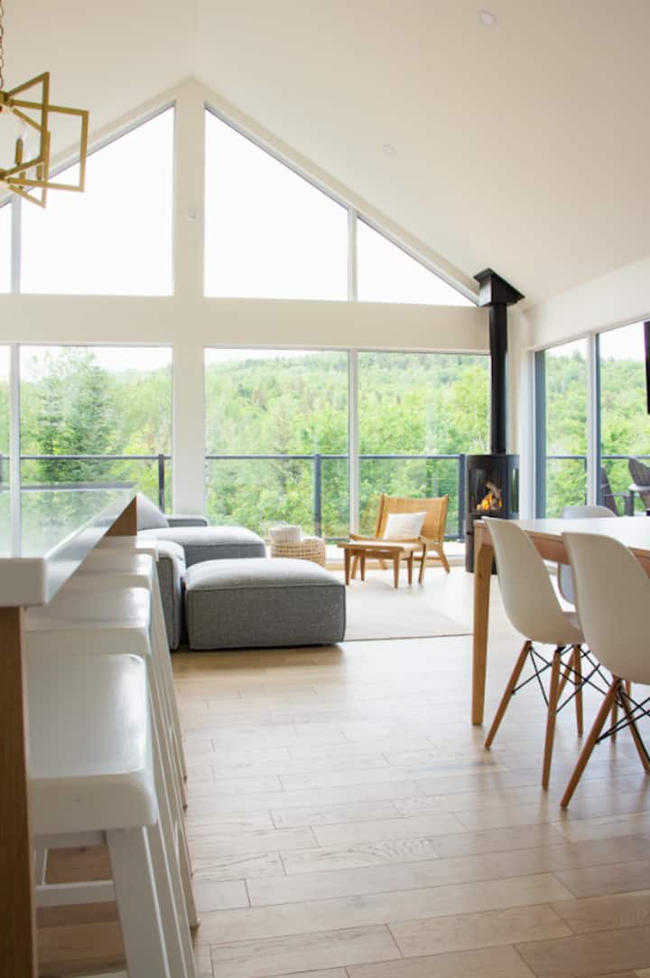 Chalet L'estuaire, Vue Sur Le Fleuve, Spa - Charlevoix