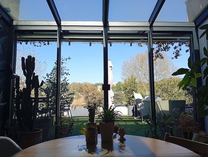 Toit Terrasse Unique Vue Sur Saône - Caluire-et-Cuire