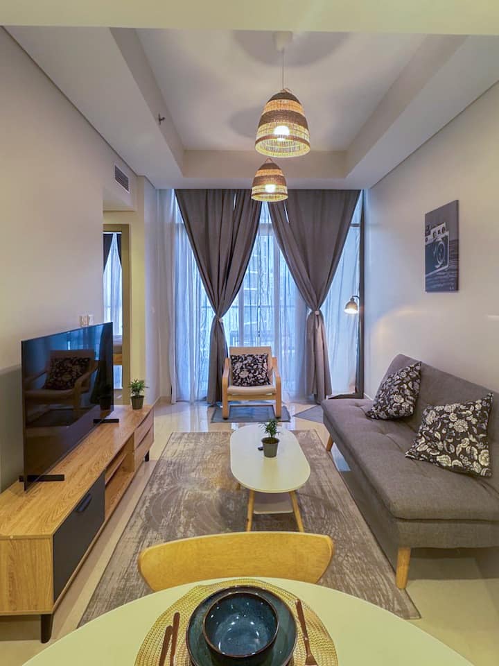 Boho 31st Floor, Canal View - Dubaj