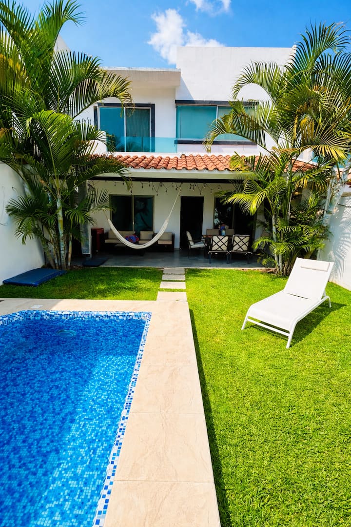 Latoscana-familiar- Alberca Paneles Solares+jardin - Cuernavaca