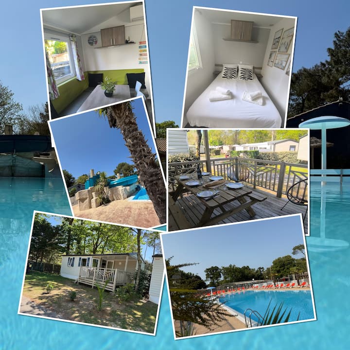 Mobil-home 3 Ch Clim Linge Inclus - Détente Totale - Saint-Hilaire-de-Riez