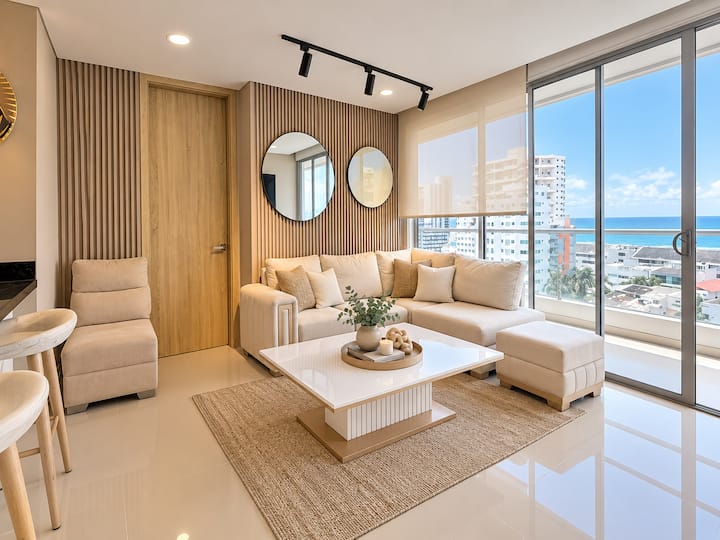Brisa Marina - Nuevo + 3br + Playa + Piscina - Cartagena