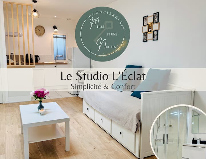 Studio L'éclat - Parking - Machine à Laver & Wifi - Troyes