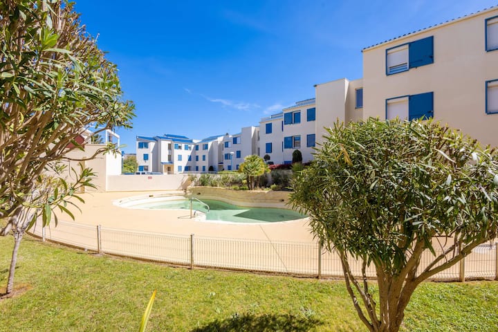 Valras’loc – Appartement Classé Avec Piscine & Ter - Valras-Plage