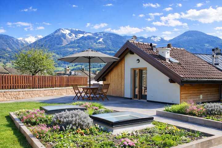 Villa Cavazzal | Terrace & Garage - Cavalese