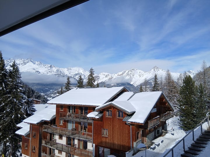 Valfréjus 26m2 5pers 3*  Avec Wifi Centre Station - Modane