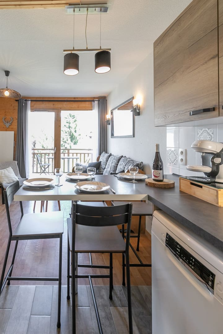 Valfréjus Appartement Cosy T2 - 5pers Classé 3* - Aussois
