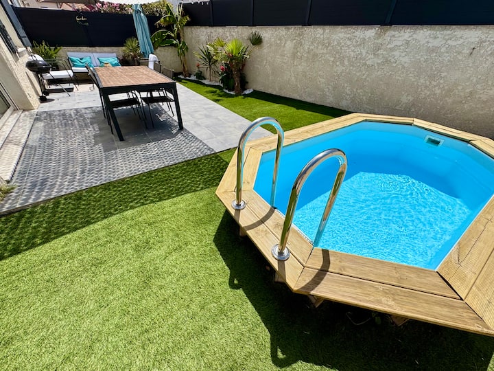 Maison Climatisée • Piscine • Proche Des Plages - Châteauneuf-les-Martigues