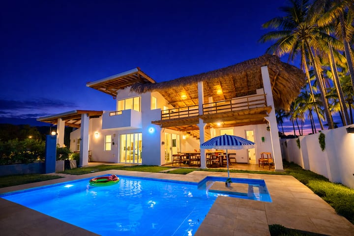 Reduced Rate • Luxury Beach House + Flex C/in-out - El Salvador