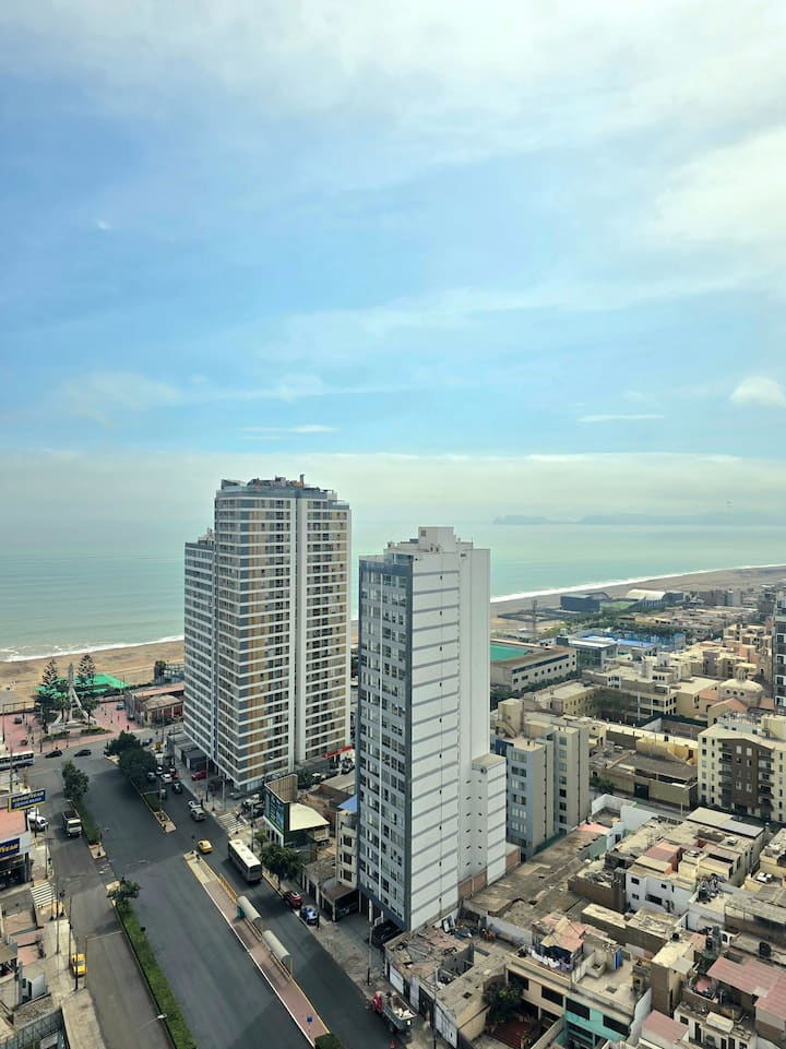 Dúplex Boutique Piso14 Con Vista Al Mar - Pérou