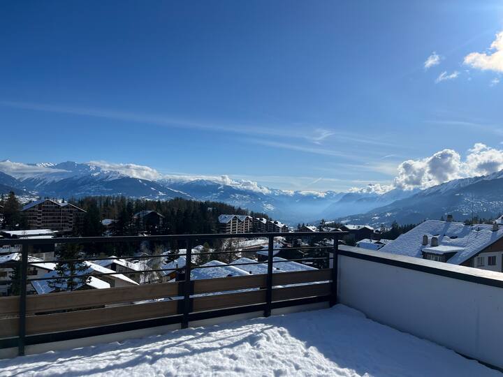 Breathtaking View W/ Big Balcony - Leukerbad