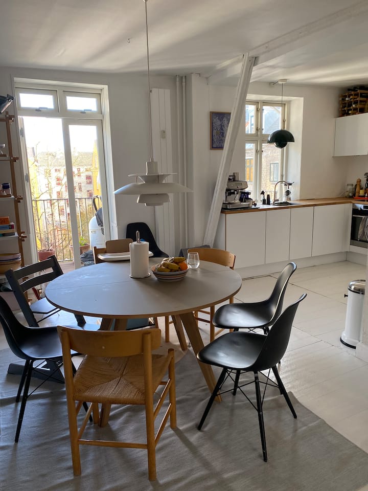 Lejlighed På Nørrebro Med Altan - 哥本哈根