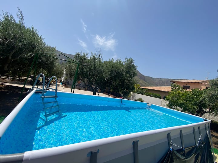 Villa In Un Oasi Di Pace E Spiaggia A Pochi Passi - Castellammare del Golfo