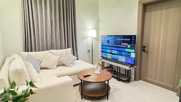 غرفة نوم وصالة، حديثة، دخول ذكي, Tv65,5g Wifi - Riad