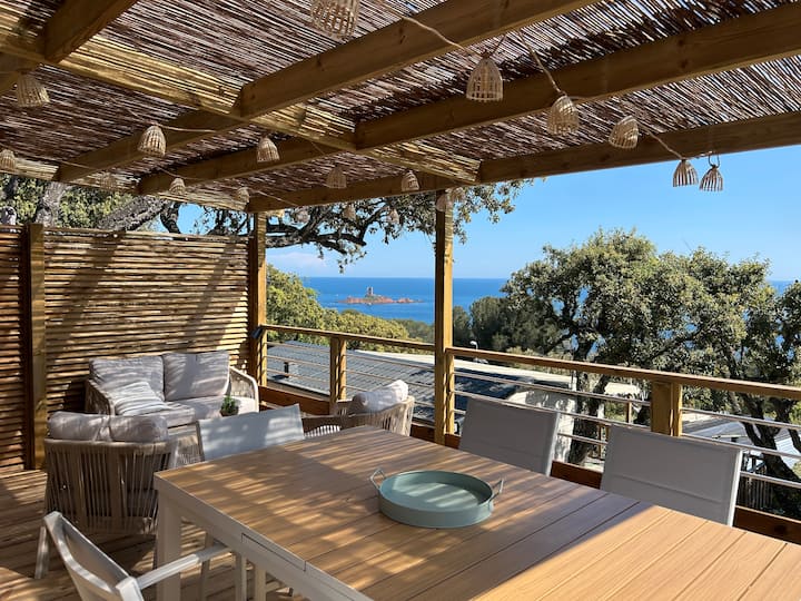 Saint Raphaël  Ile D'or  Mobil Home 4 Pers Vue Mer - Saint-Raphaël