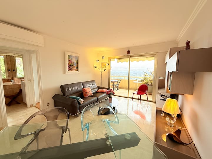Bel Appartement 4 Chambres Vue Mer - Clim - Grasse
